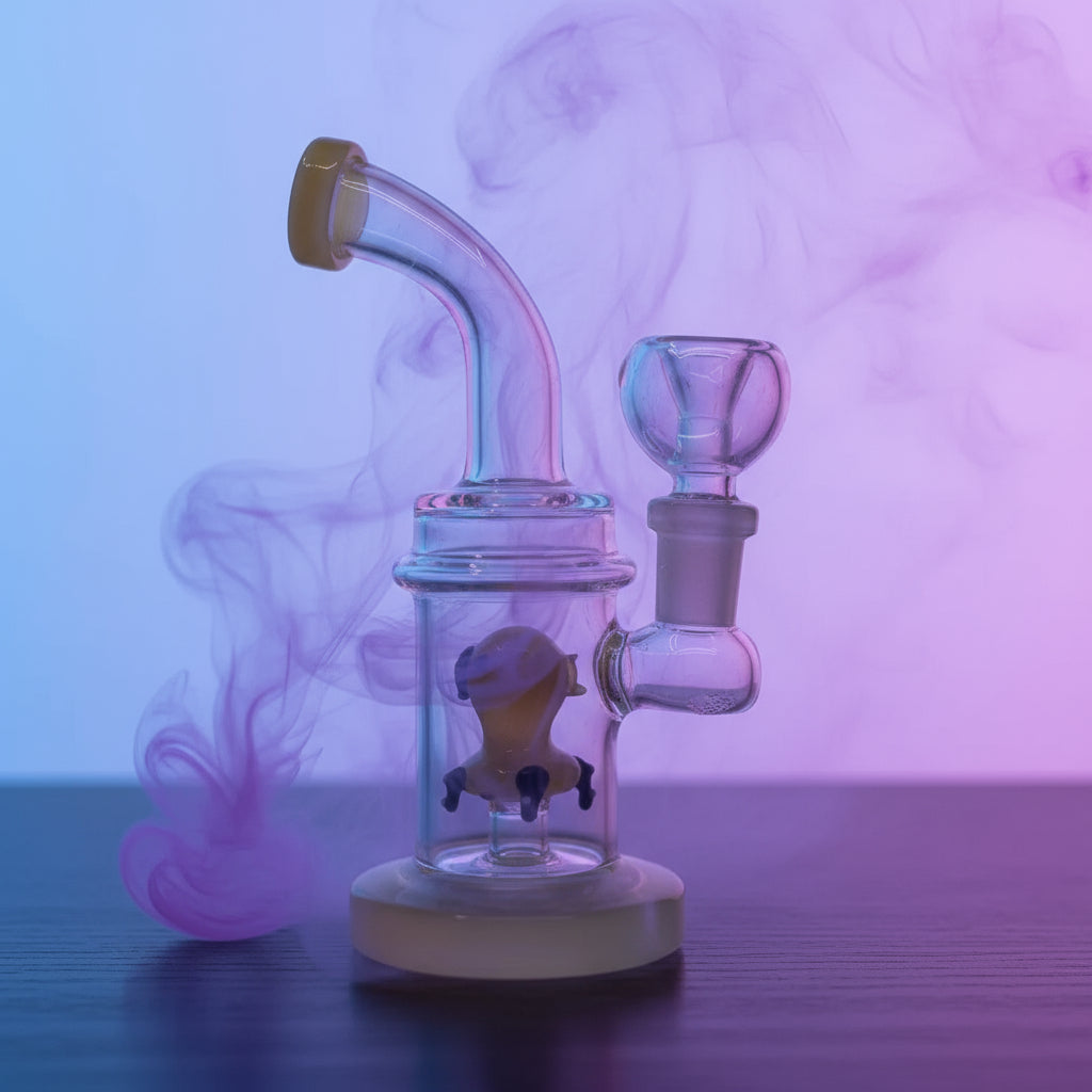 Bent Neck Dab Rig | Cute Animal Design - SmokeMEGA