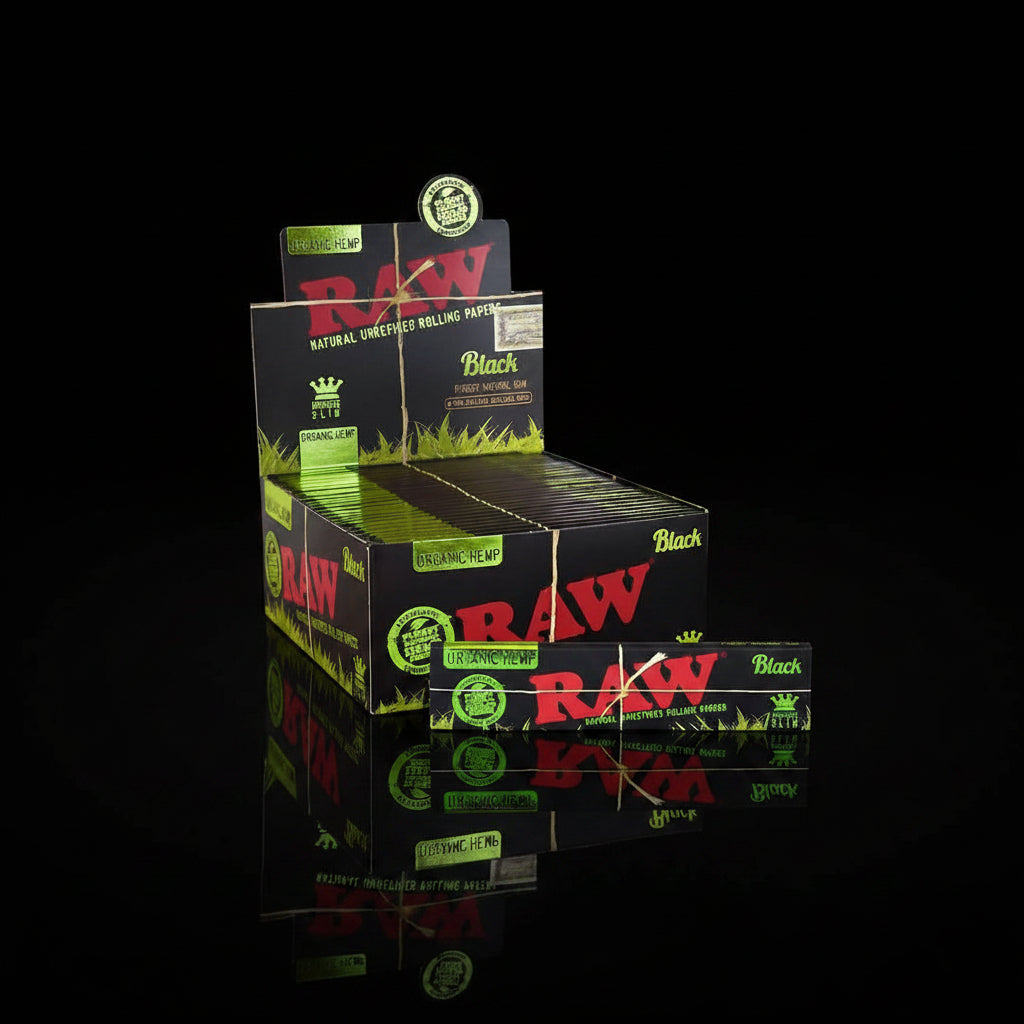 Raw Black Organic Hemp - SmokeMEGA