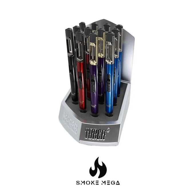 Single Flame Scorch Torch Slim Pencil Lighter - Smoke Mega – SmokeMEGA